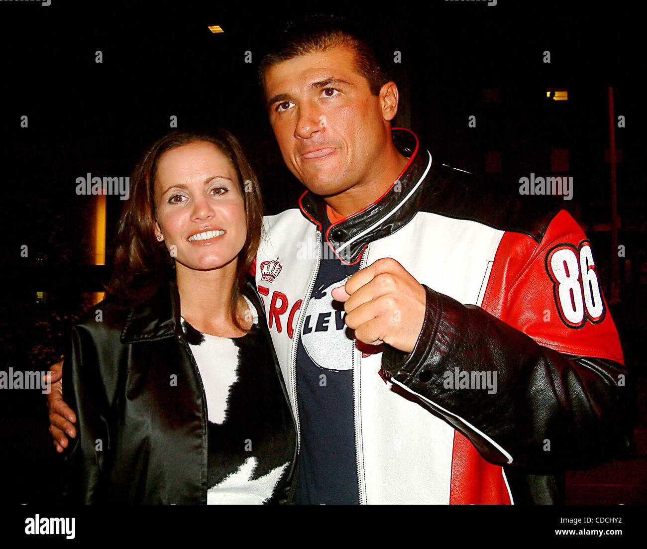 K30918ML.(BOXER) DANNY MUSICO WITH GIRLFRIEND JENNA AT THE 6 THOMPSON ...
