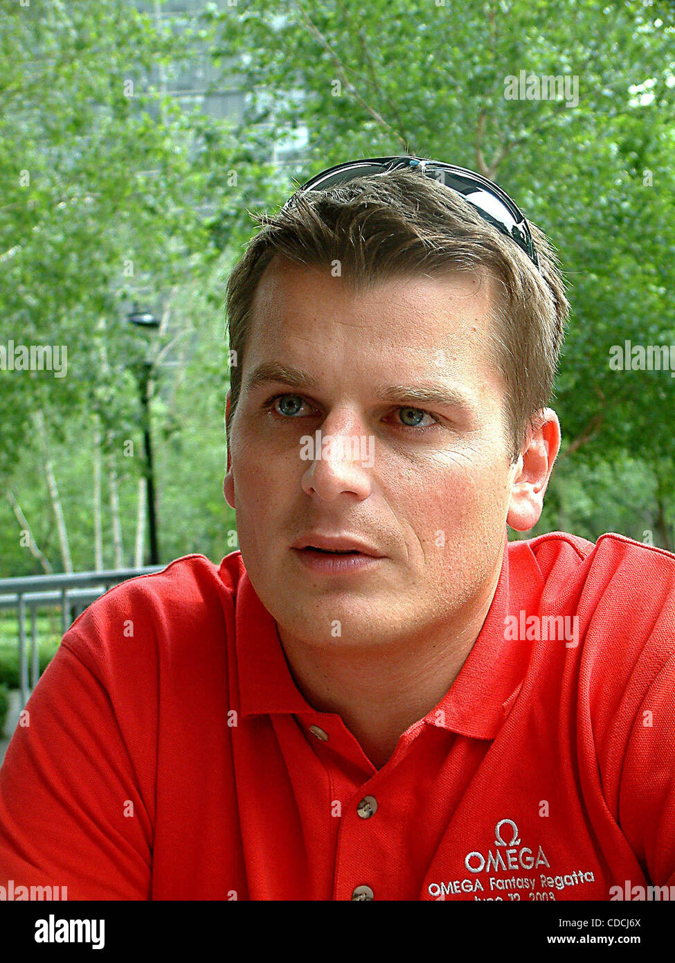 DEAN BARKER.K31181ML .OMEGA SAILS INTO BATTERY PARK New York WITH THE ...