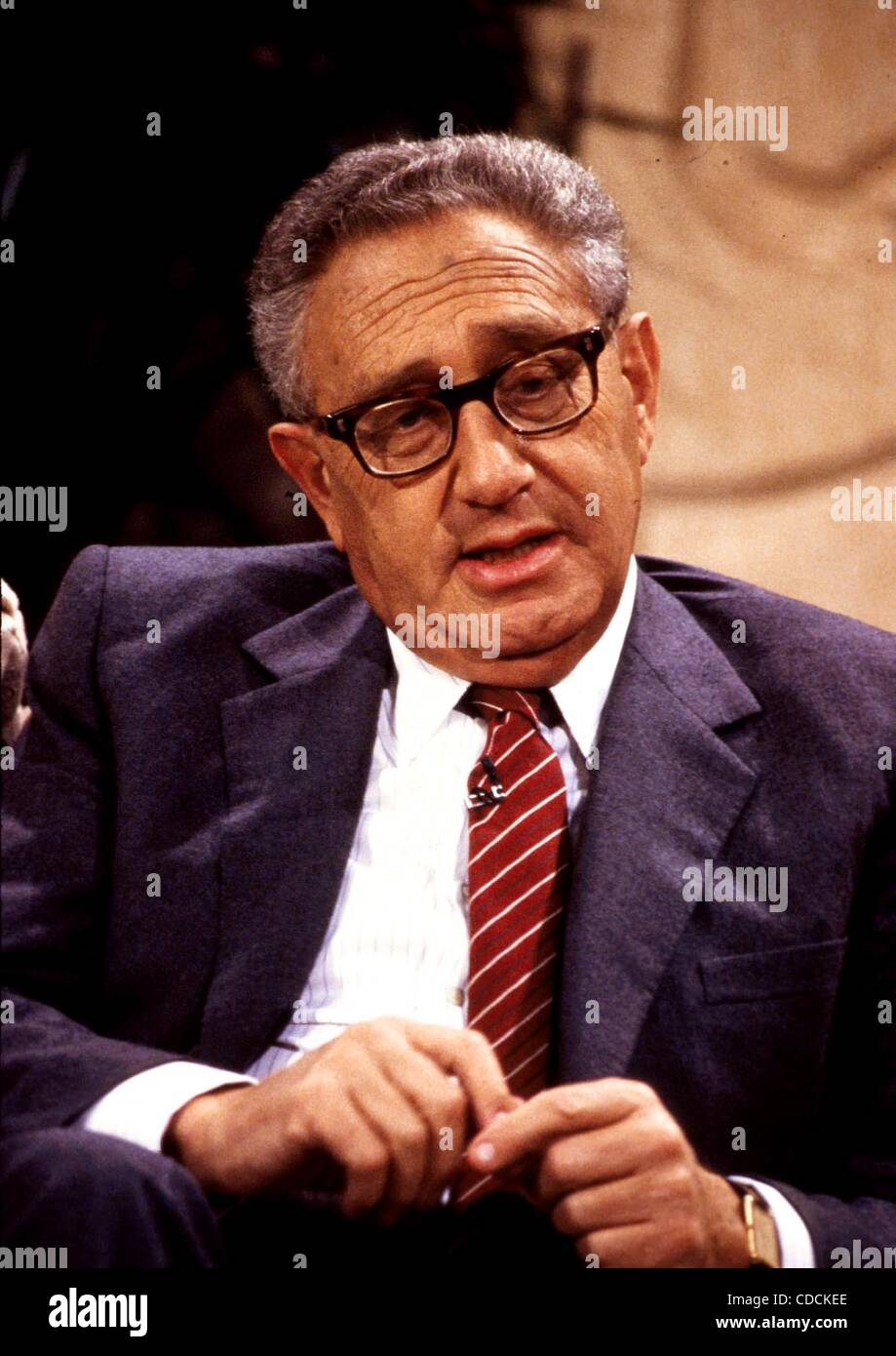 HENRY KISSINGER. 1988.HENRYKISSINGERRETRO(Credit Image: Â© Mitchell ...