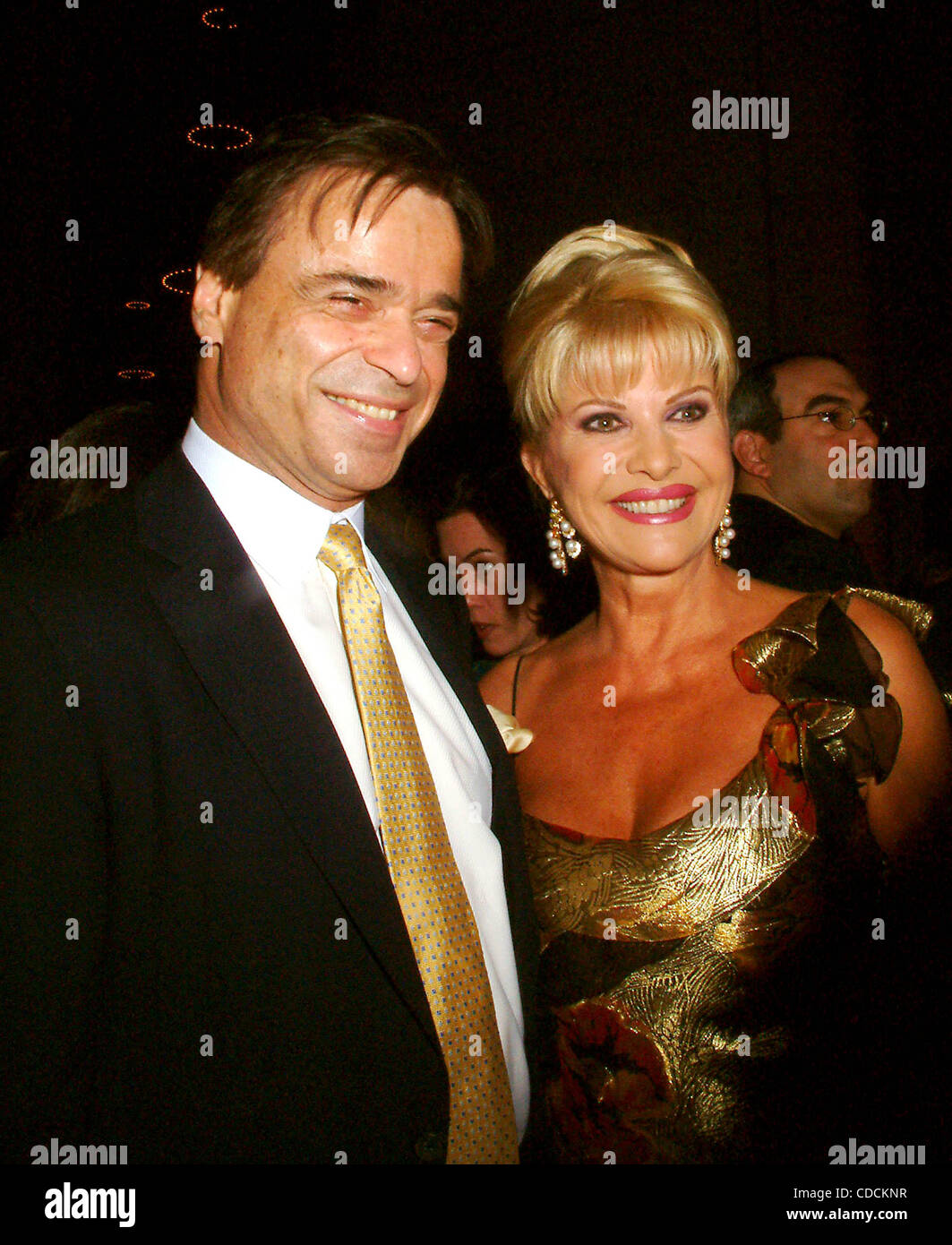 IVANA TRUMP AND BOAZ MAZOR.K30341ML.THE FIRST ANNUAL APPLE CARES GALA ...