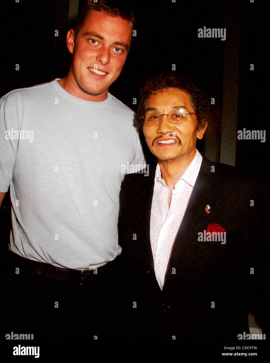 K32541ML.RICH WYATT NATIONAL AND WORLD CHAMPION, ARRIVES FOR A PRESS ...