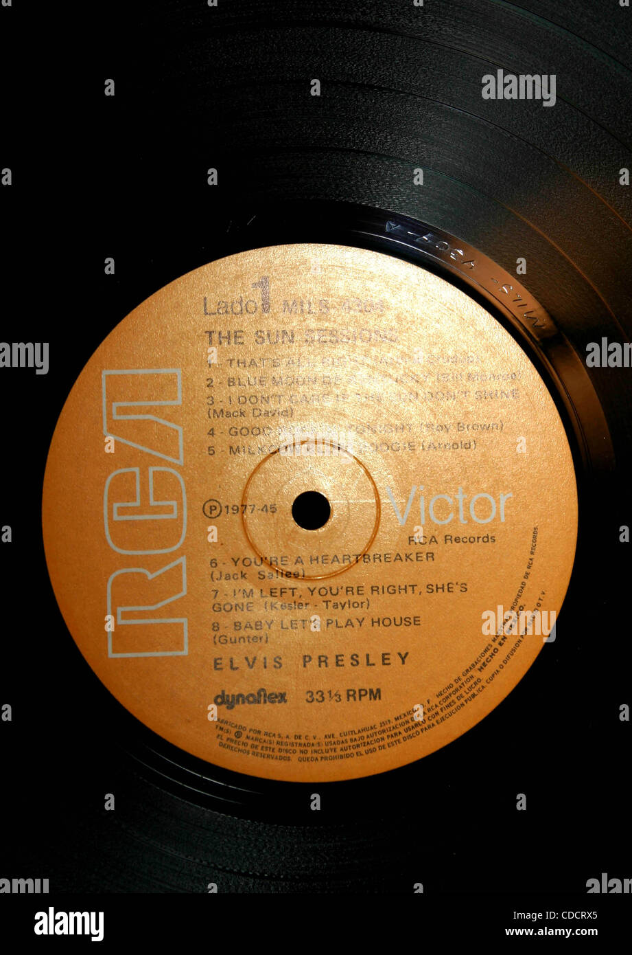K35164ML.THE ORIGNAL TAPE OF ELVIS PRESLEY'S FIRST STUDIO RECORDING TO ...
