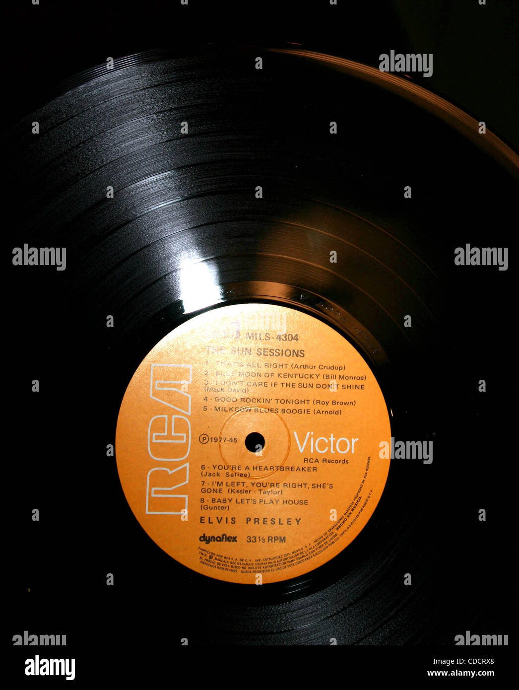 K35164ML.THE ORIGNAL TAPE OF ELVIS PRESLEY'S FIRST STUDIO RECORDING TO ...