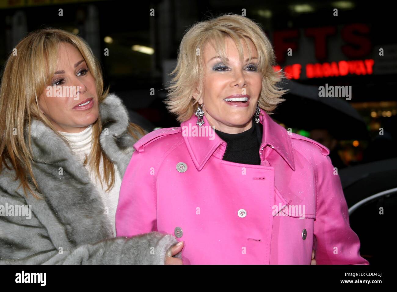 Jan. 1, 2011 - New York, New York, U.S. - K34332RM.MELISSA AND JOAN RIVERS IN TIMES SQUARE NEW ...