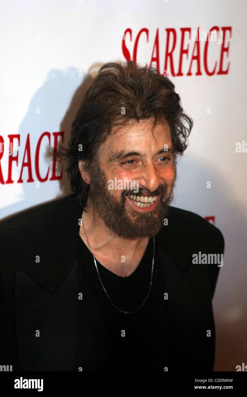 Jan. 1, 2011 - New York, New York, U.S. - K32926RM SCARFACE 20TH ...