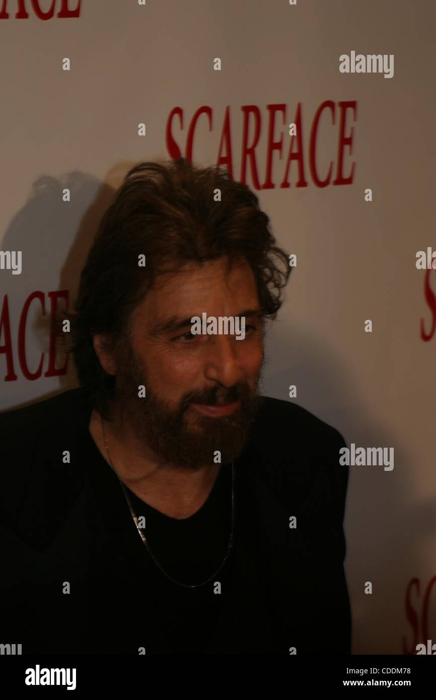 Jan. 1, 2011 - New York, New York, U.S. - K32926RM SCARFACE 20TH ...