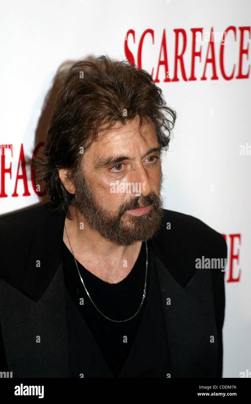 Jan. 1, 2011 - New York, New York, U.S. - K32926RM SCARFACE 20TH ...