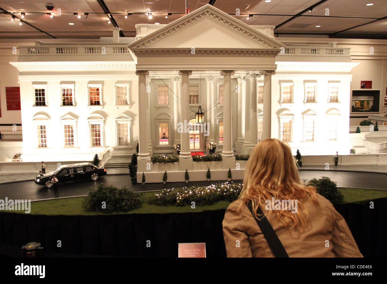 Jan. 22, 2011 - Simi Valley, California, U.S - A miniature White House ...