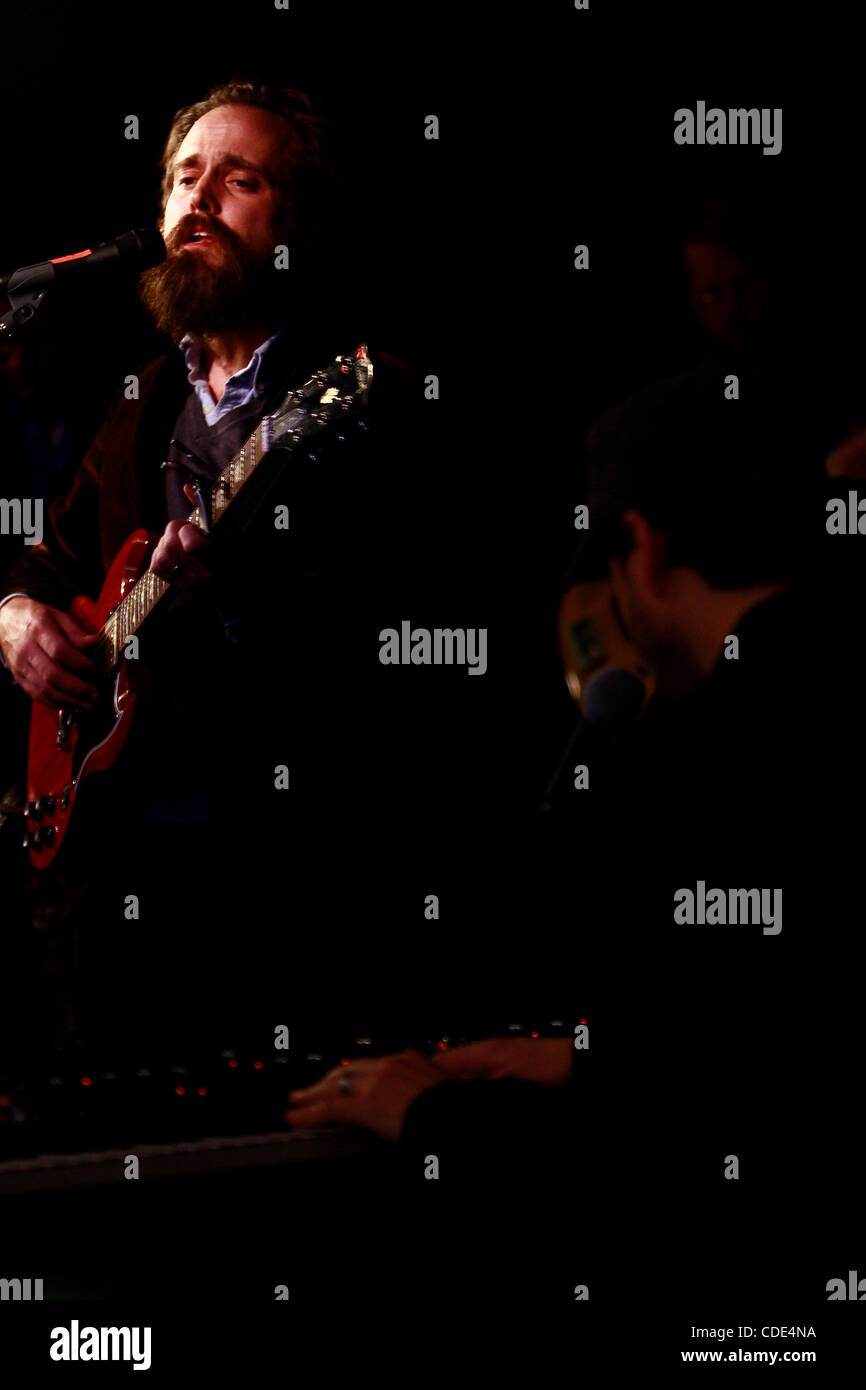 Iron and Wine aka Samuel Beam performing at The Apple Store Soho on ...