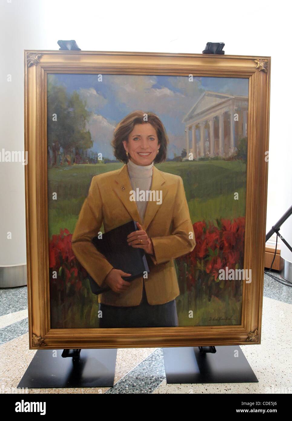 Feb 26, 2011 - Charlottesville, Virginia, U.S. - A painting of the late ...