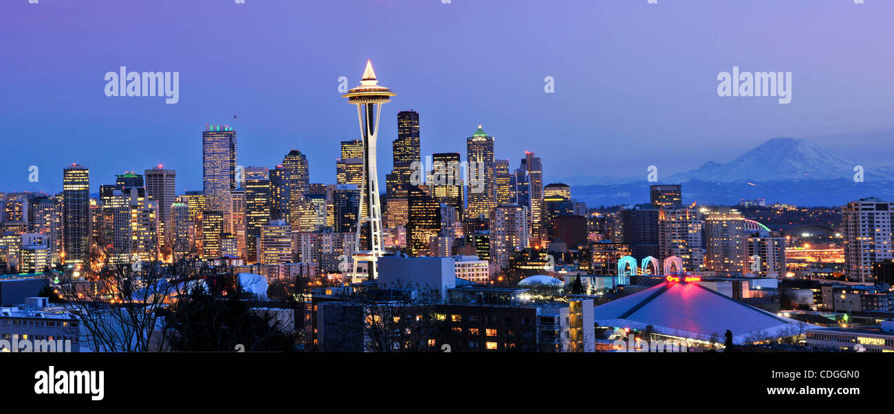 Dec 17, 2010 - Seattle, Washington, U.S. - A panoramic view of the ...