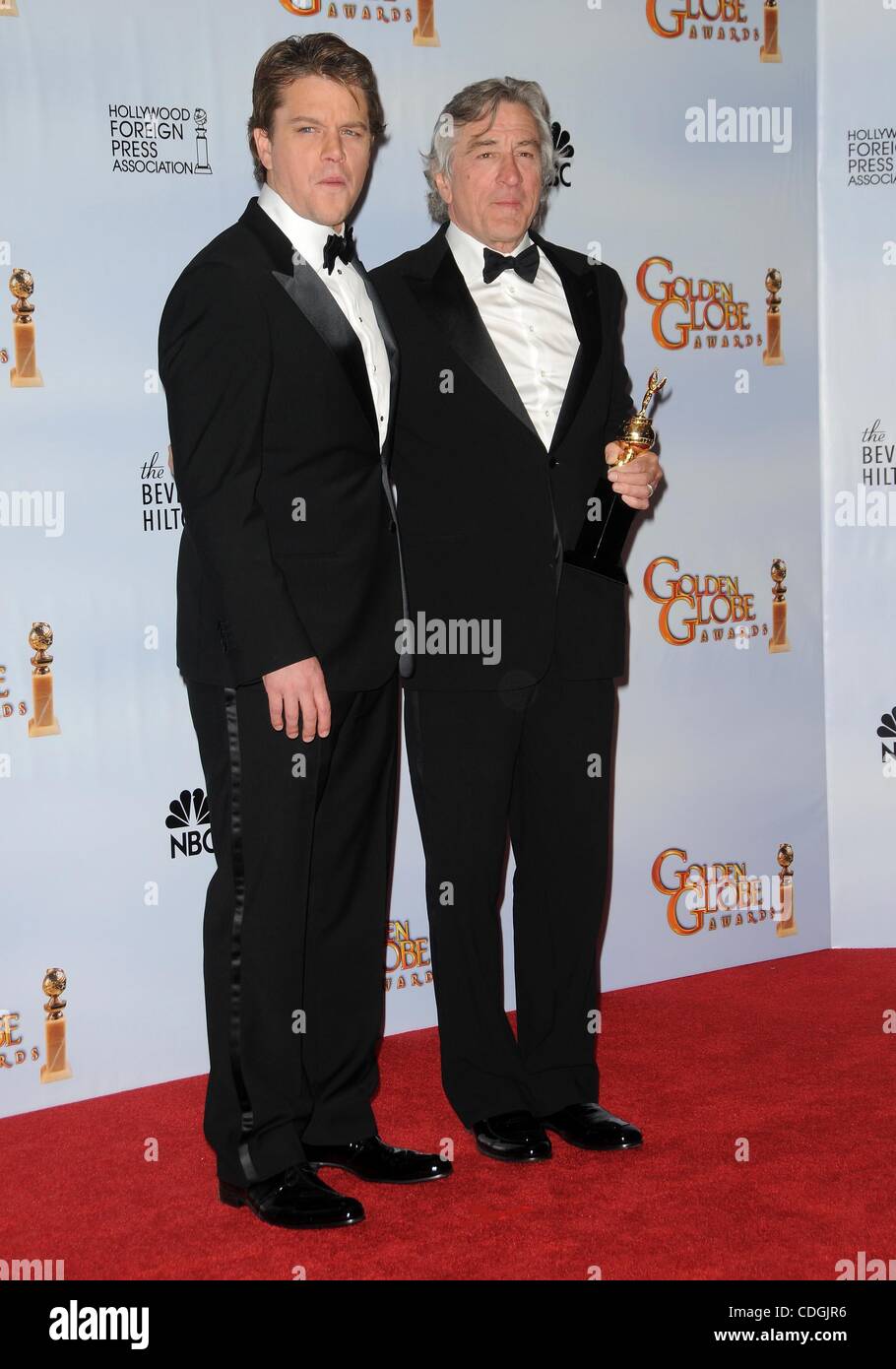 Jan. 16, 2011 - Los Angeles, California, U.S. - Actors MATT DAMON and ...