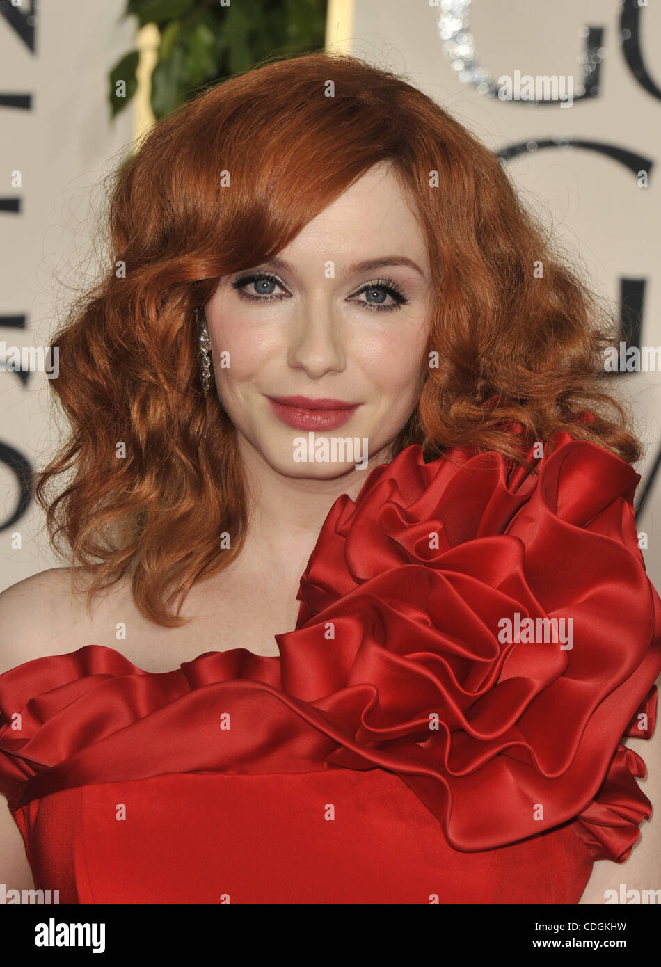 Jan. 16, 2011 - Beverly Hills, California, U.S. - CHRISTINA HENDRICKS ...