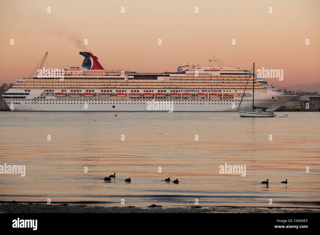 San Diego, CA. After an engine fire caused the ship to seek shelter in ...