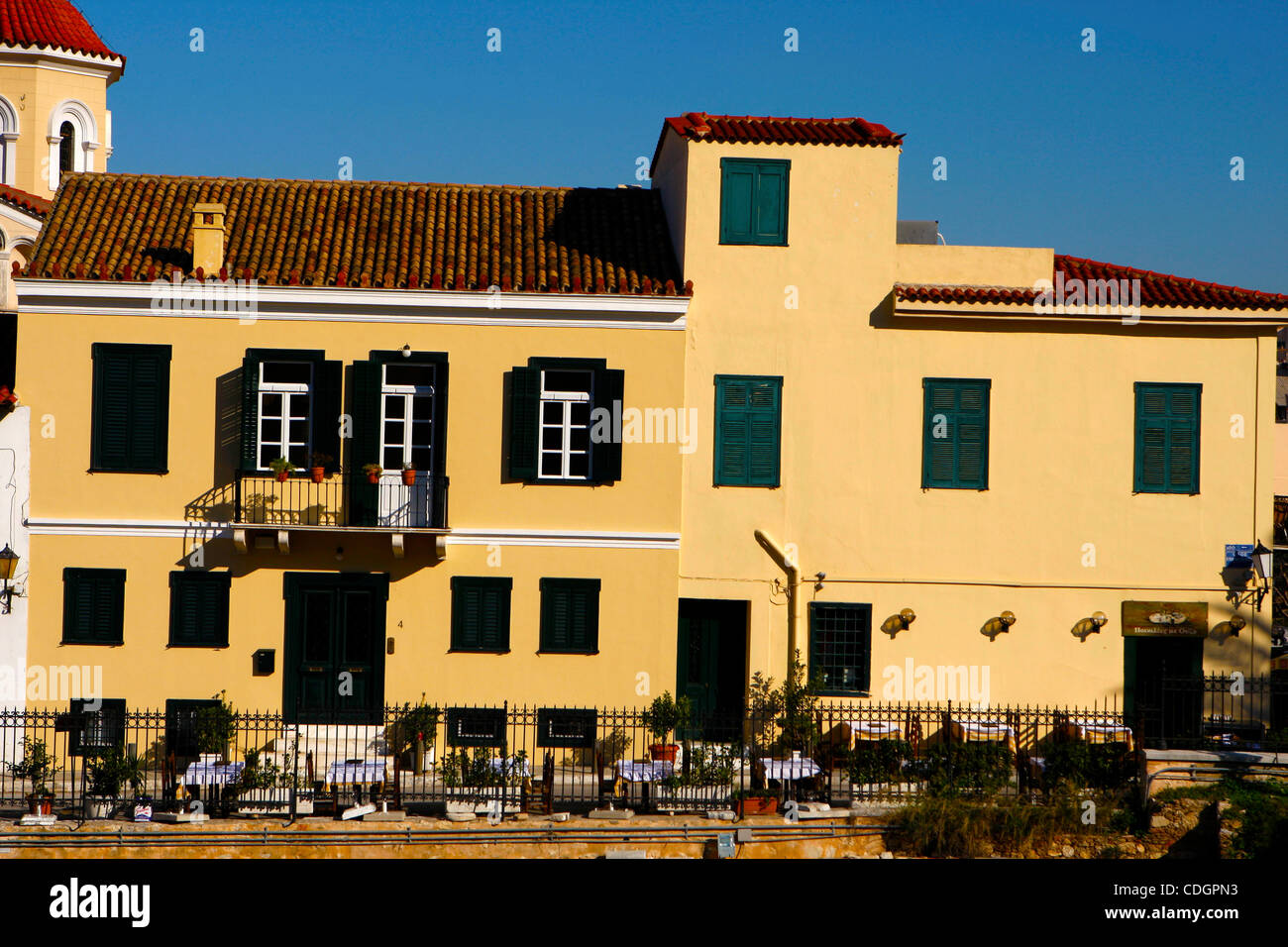 Jan. 18, 2011 - Athens, Greece - Facades of neo-classical houses ...