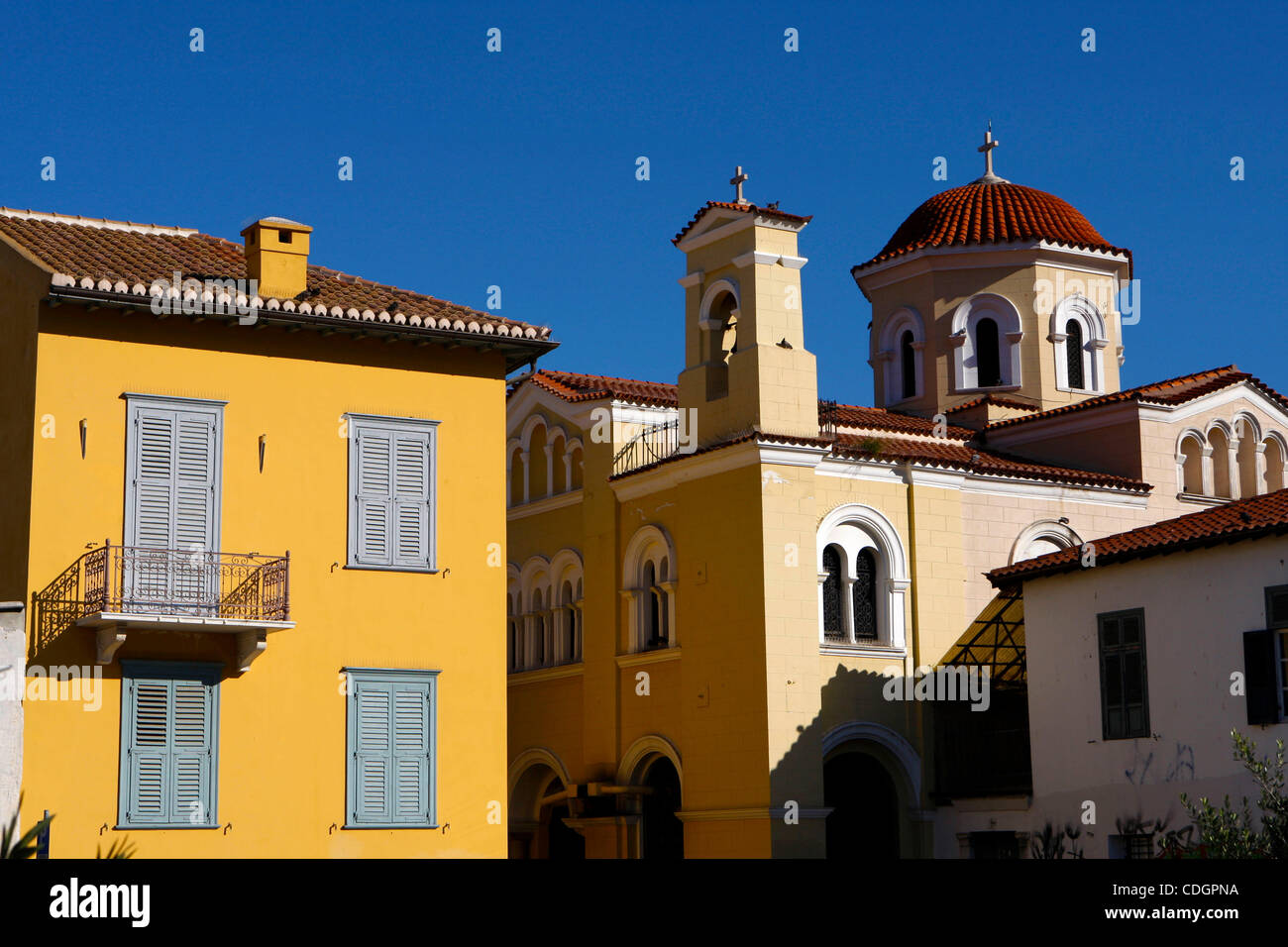 Jan. 18, 2011 - Athens, Greece - Facades of neo-classical houses ...