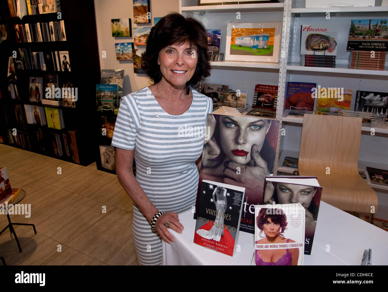 Jan. 29, 2011 - Palm Springs, California, USA - ADRIENNE BARBEAU signs ...