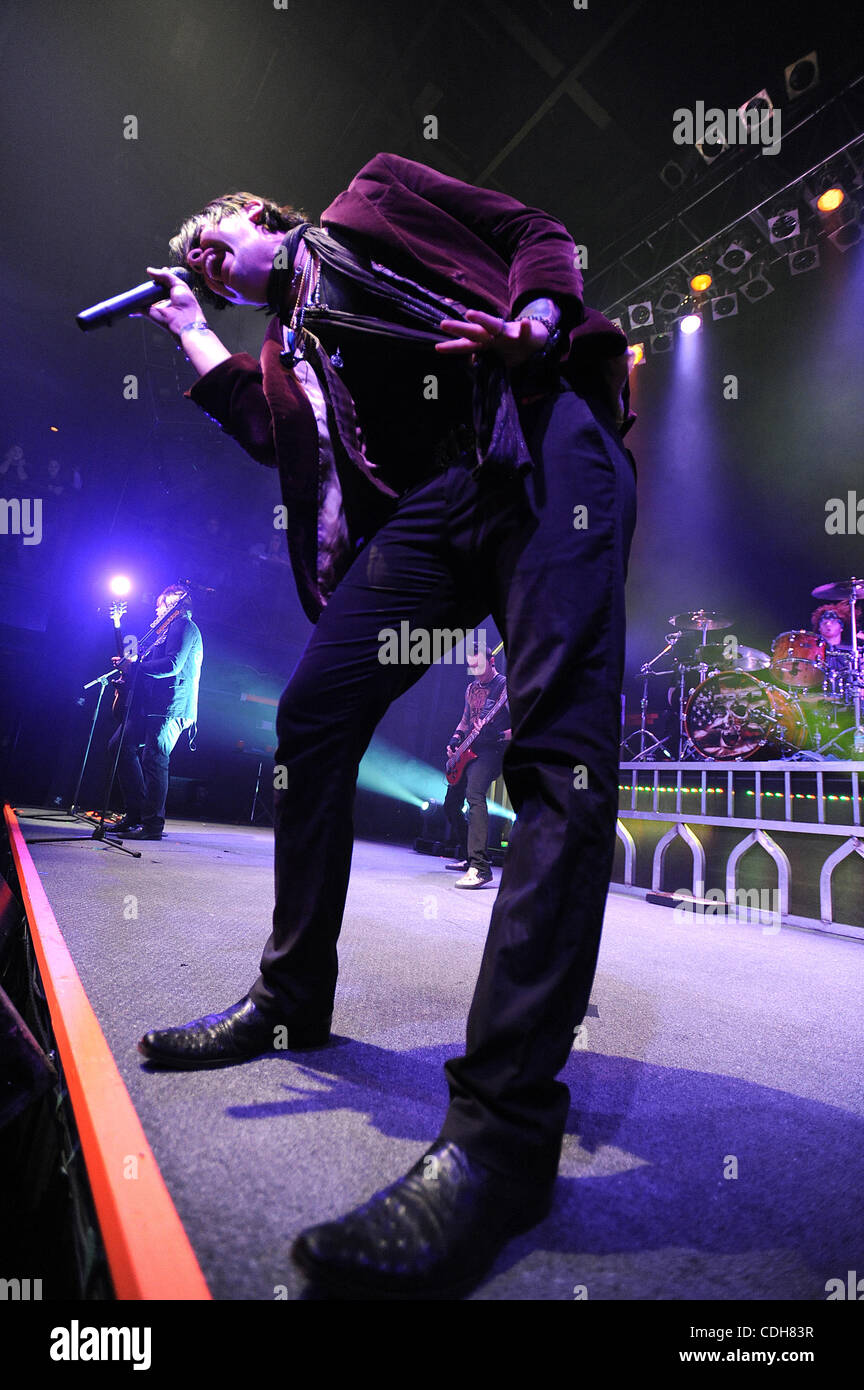 Jan. 30, 2011 - Norfolk, Virginia; USA - Singer AUSTIN WINKLER of the ...