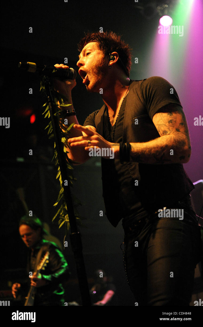 Jan. 30, 2011 - Norfolk, Virginia; USA - Singer JARED WEEKS of the band ...