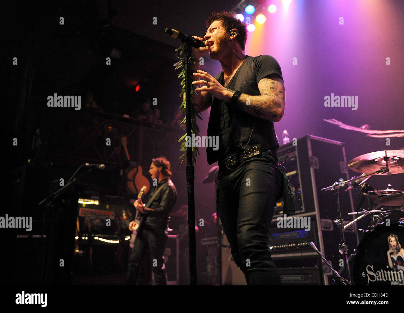 Jan. 30, 2011 - Norfolk, Virginia; USA - Singer JARED WEEKS of the band ...