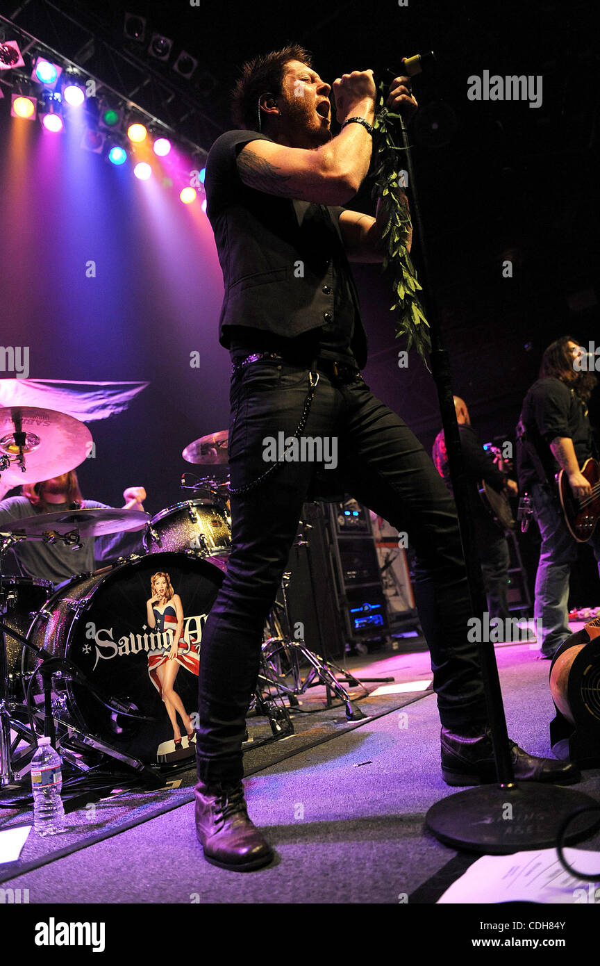 Jan. 30, 2011 - Norfolk, Virginia; USA - Singer JARED WEEKS of the band ...
