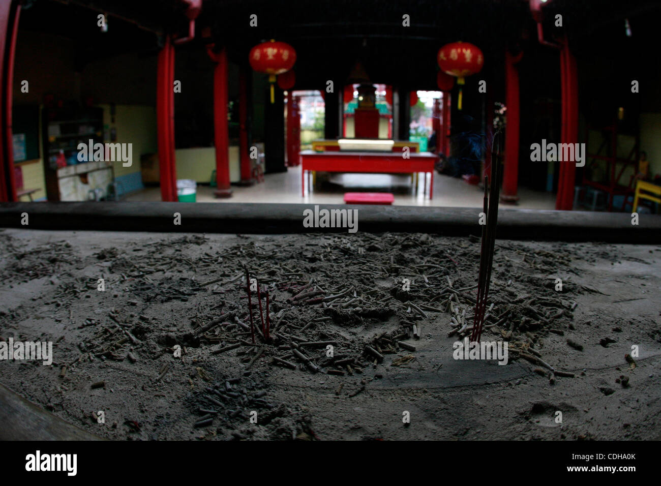 Feb 01, 2011 - Bintan, Indonesia - An incense candles for prays of the ...