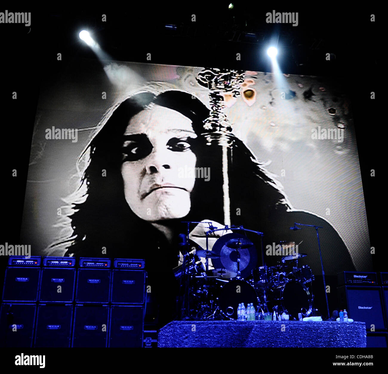Feb 1,2011- Studio City, California, USA. Ozzy Osbourne performs at the ...