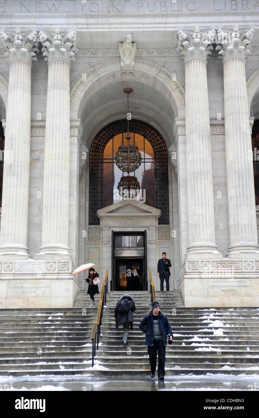 Feb. 2, 2011 - Manhattan, New York, U.S. - The New York Public Library ...
