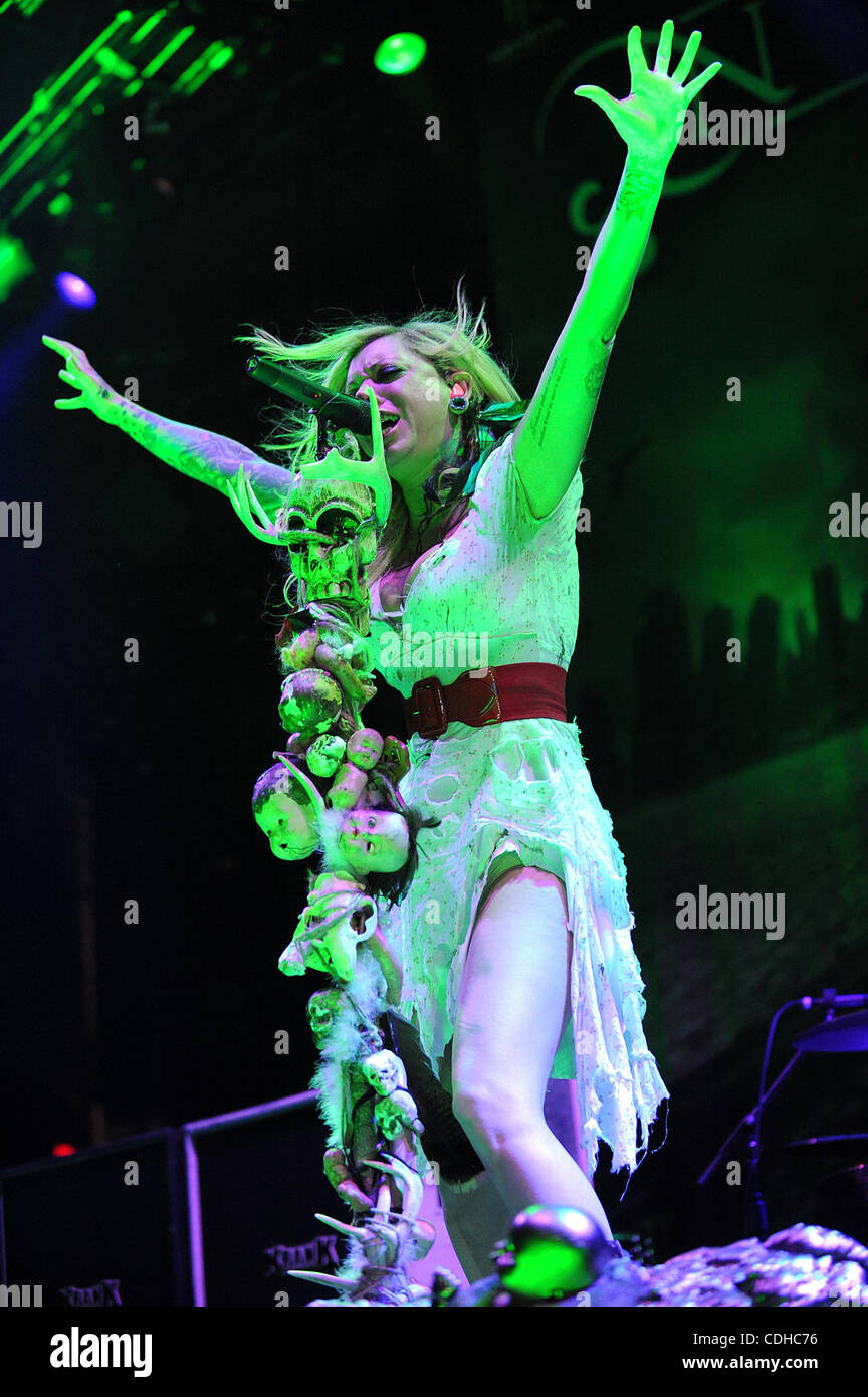 Feb. 2, 2011 - Fayetteville, North Carolina; USA -Singer MARIA BRINK of ...