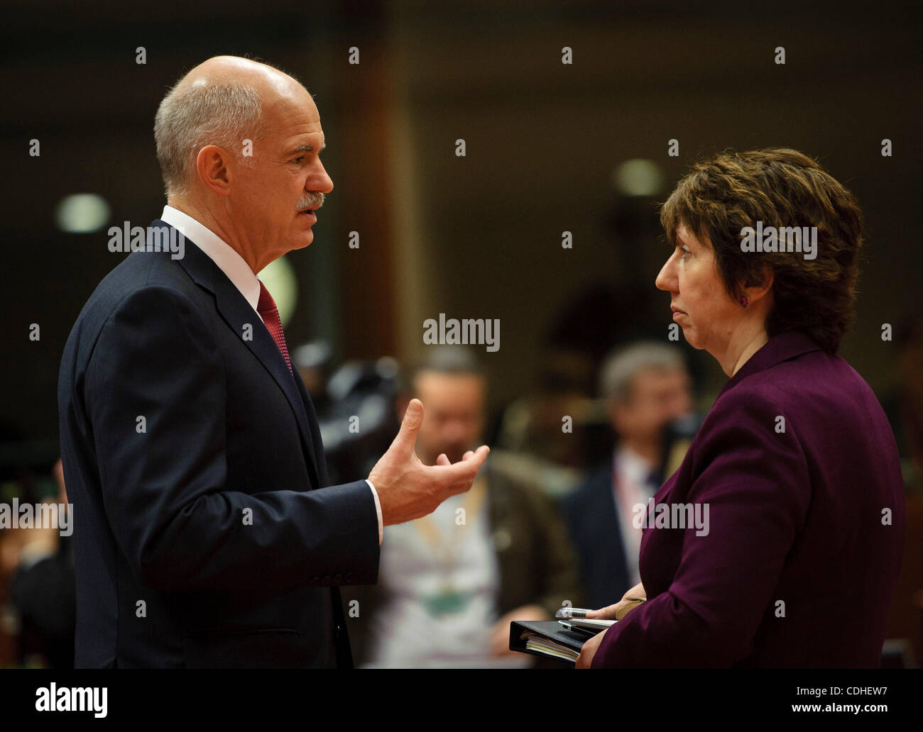 Feb. 4, 2011 - Brussels, BXL, Belgium - Greek Prime Minister Georgios ...