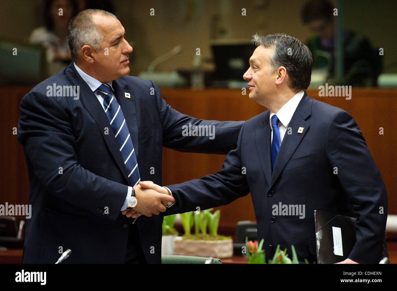 Feb. 4, 2011 - Brussels, BXL, Belgium - Hungarian Prime Minister Viktor ...
