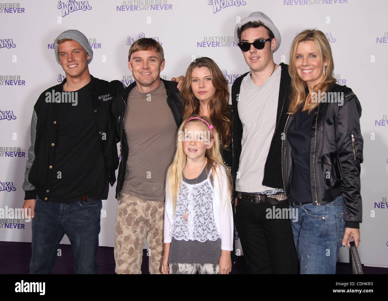 Feb. 8, 2011 - Los Angeles, California, U.S. - RICK SCHRODER & FAMILY ...