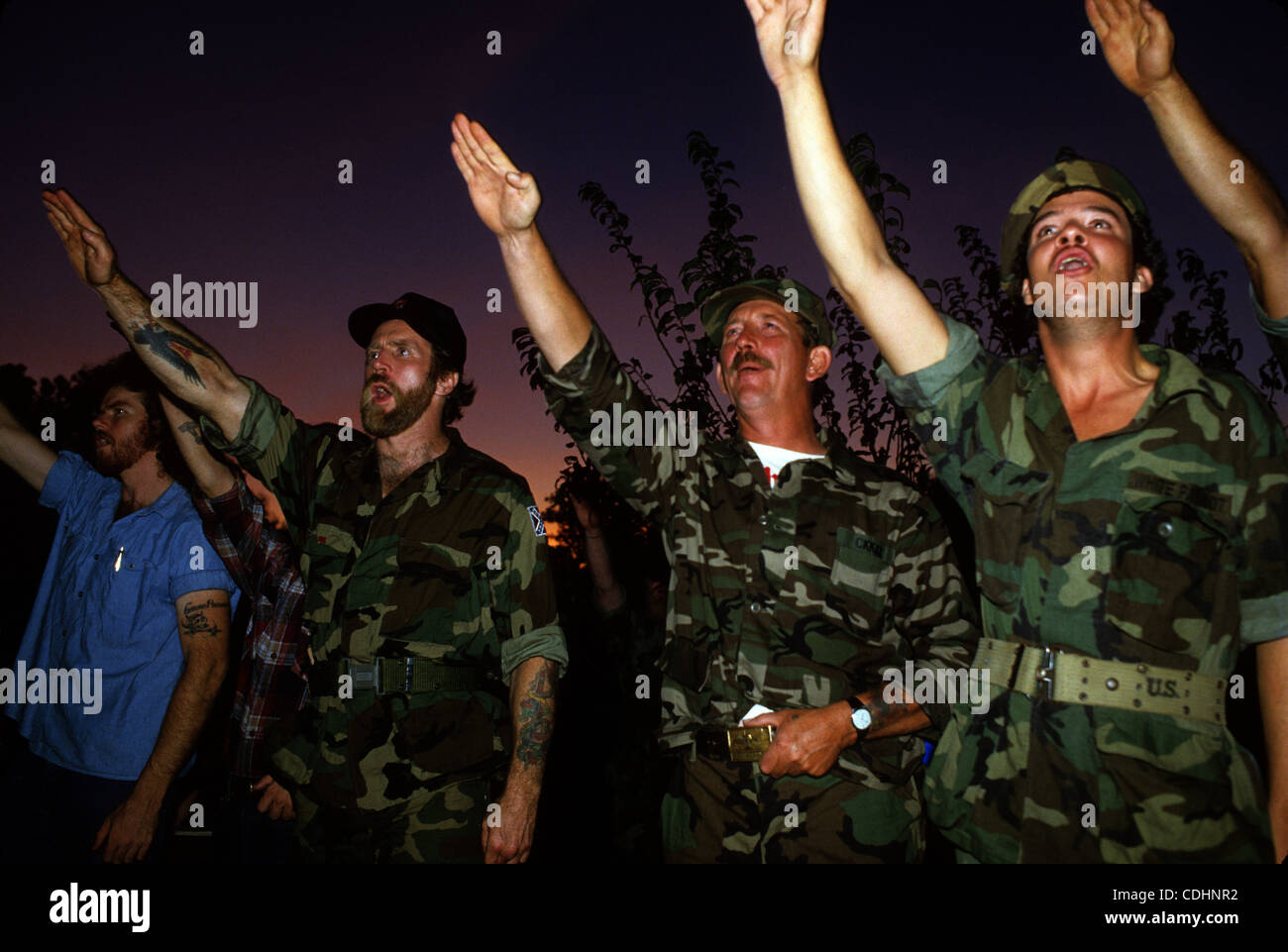 Feb. 9, 2011 - Atlanta, GA, USA - White Patriot Party training camp in ...