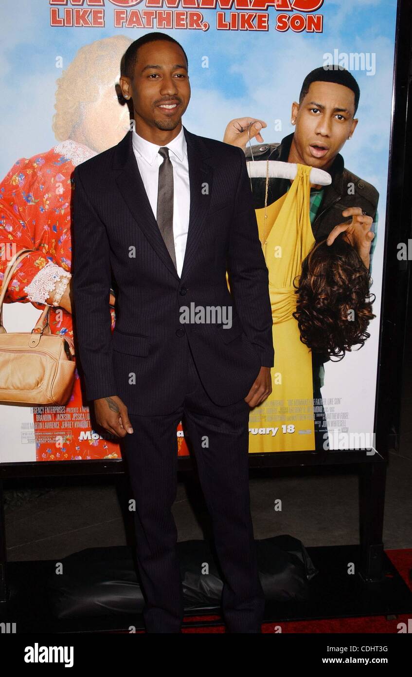Feb. 10, 2011 - Hollywood, California, U.S. - BRANDON T. JACKSON .''Big ...