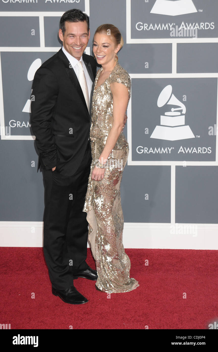Feb 13, 2011 - Los Angeles, California, U.S. - EDDIE CIBRIAN and LEANN RIMES on the red carpet ...