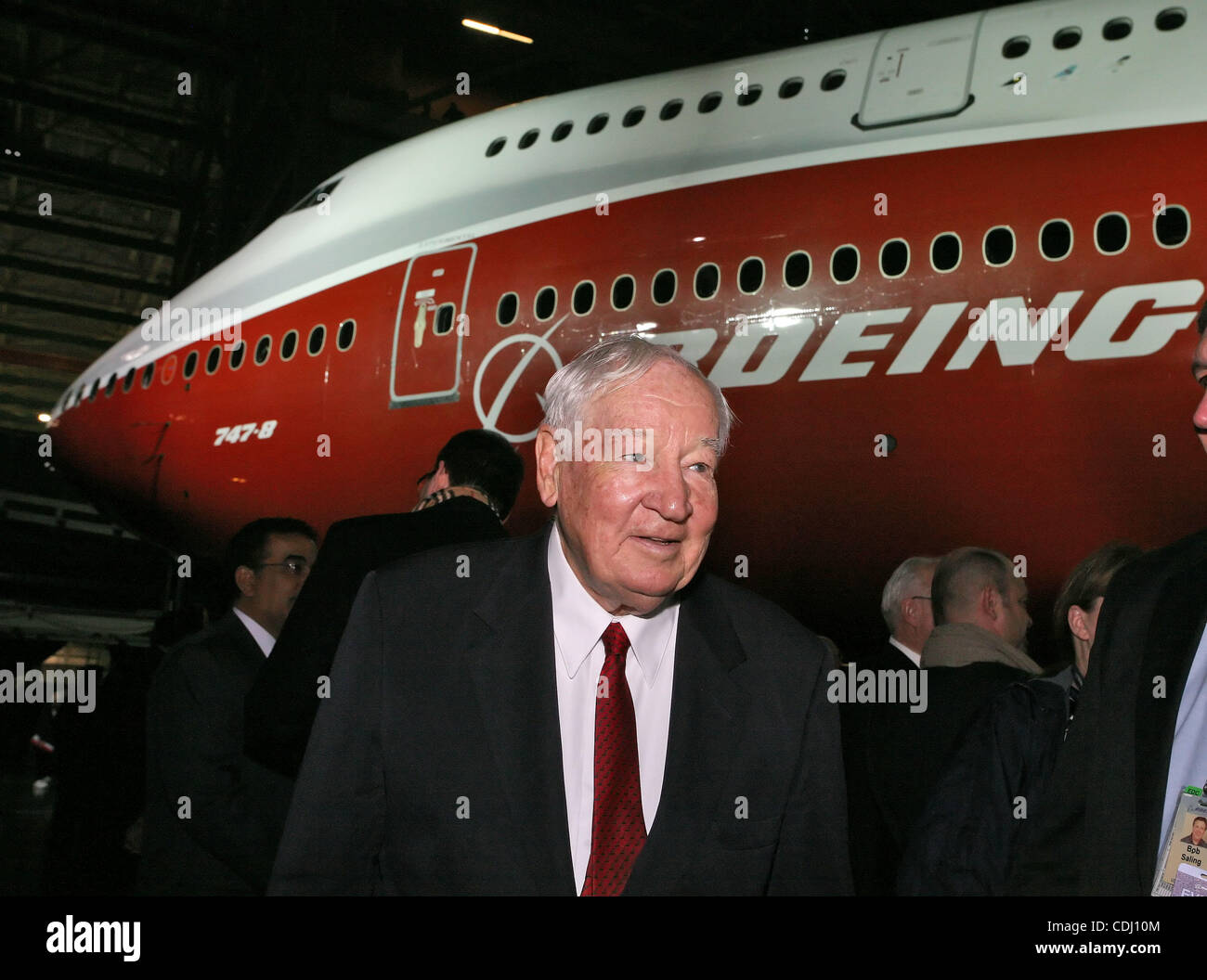 Joe sutter father of the boeing 747 hi-res stock photography and images ...