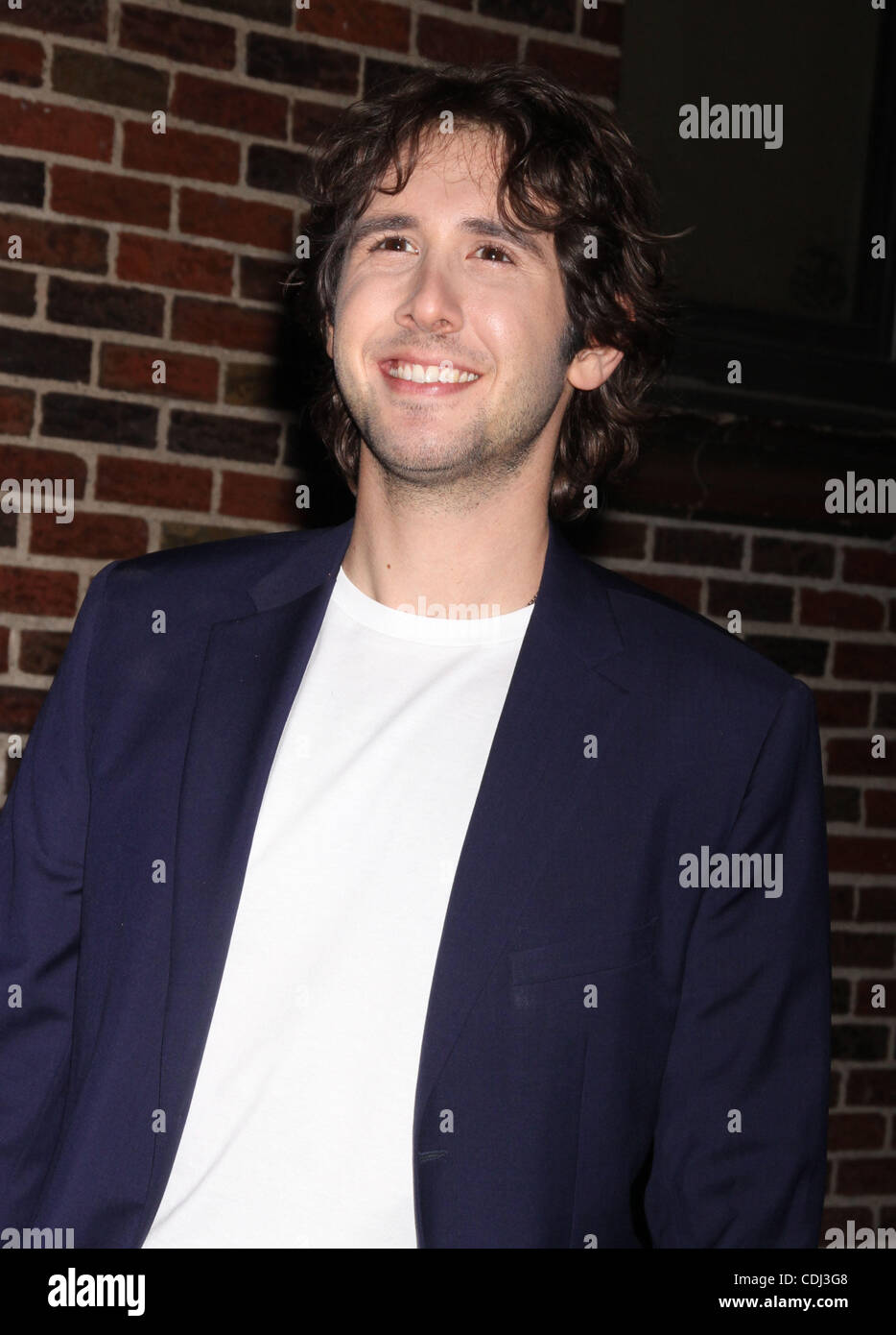 February 15, 2011 - New York, NY, U.S - Josh Groban at the Ed Sullivan ...
