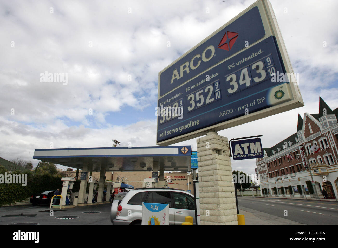 An ARCO station in Los Angeles Area. BP has announced it is selling its ...