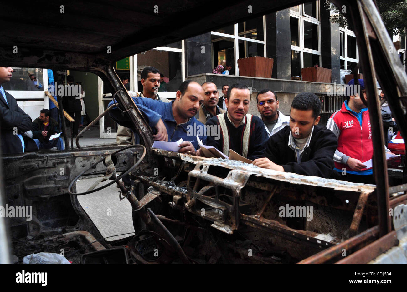 Egyptian people participate in their daily life in Cairo, Egypt on Feb ...