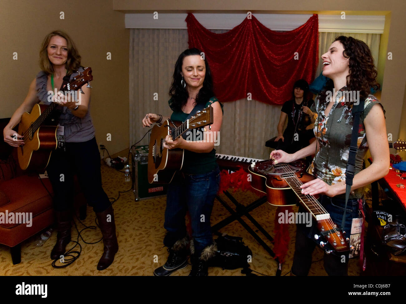 Feb.17, 2011 - Memphis, Tennessee, USA - Red Molly performs at a hotel ...