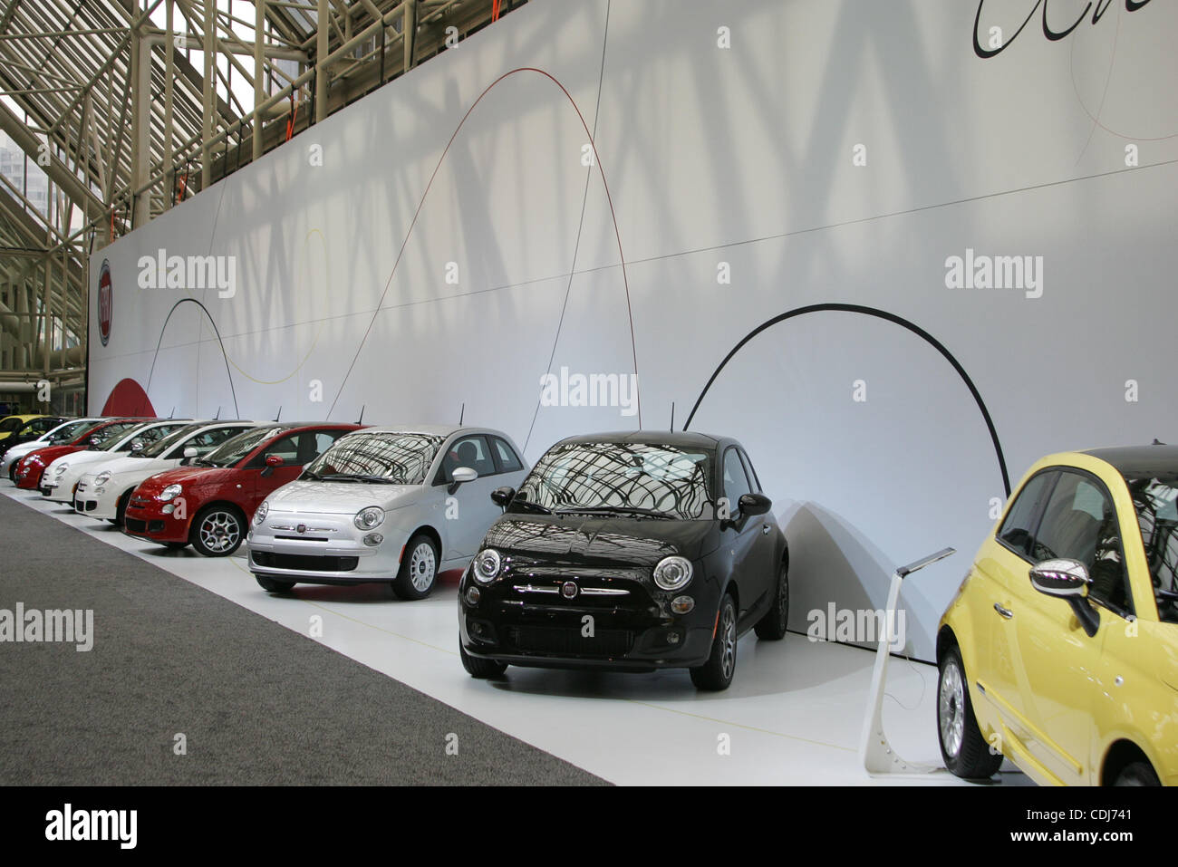 February 17, 2011 - Toronto, Ontario, Canada - The new Fiat display at ...