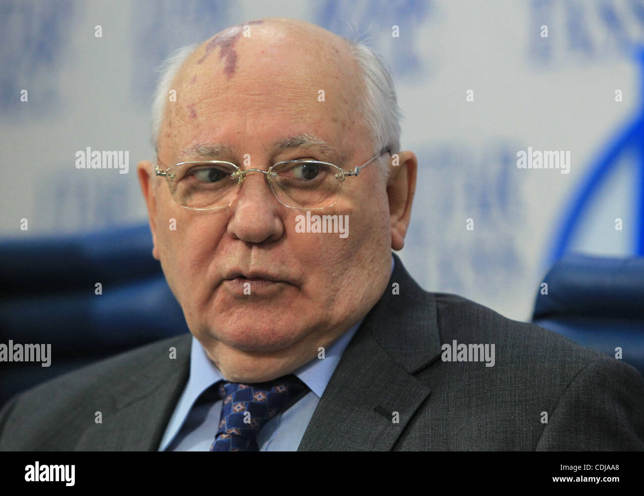 Moscow,Russia.Former Soviet leader Mikhail Gorbachev on February 21 ...