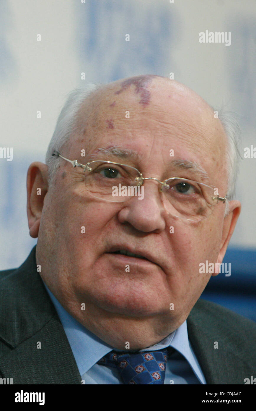 Moscow,Russia.Former Soviet leader Mikhail Gorbachev on February 21 ...