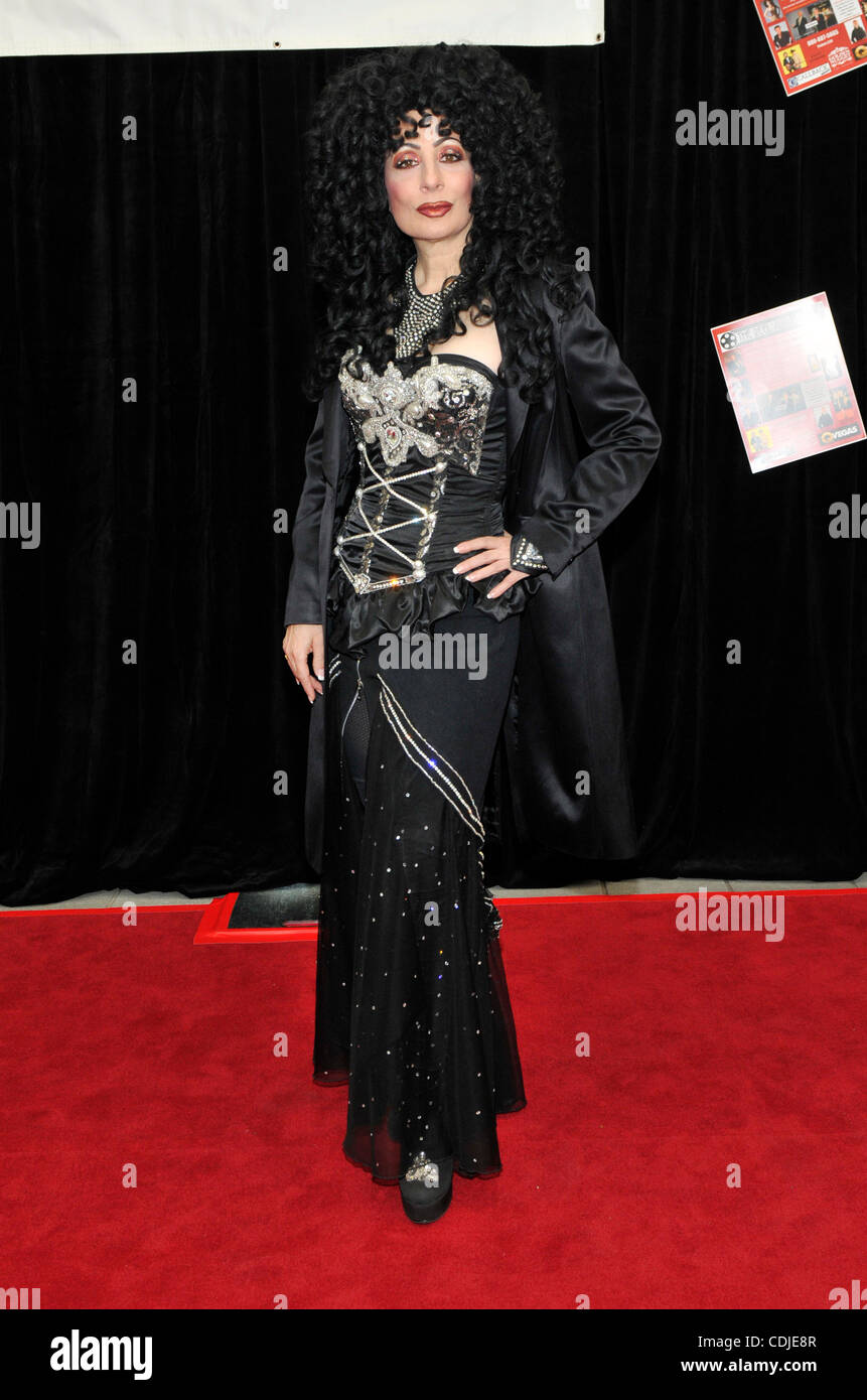 Feb. 24, 2011 - Las Vegas, Nevada, USA - Celebrity impersonator HEIDI ...