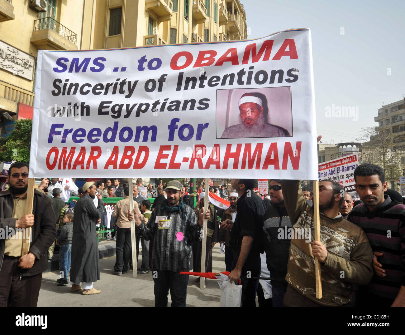 Egyptian protesters take part in a demonstration and Friday prayers in ...