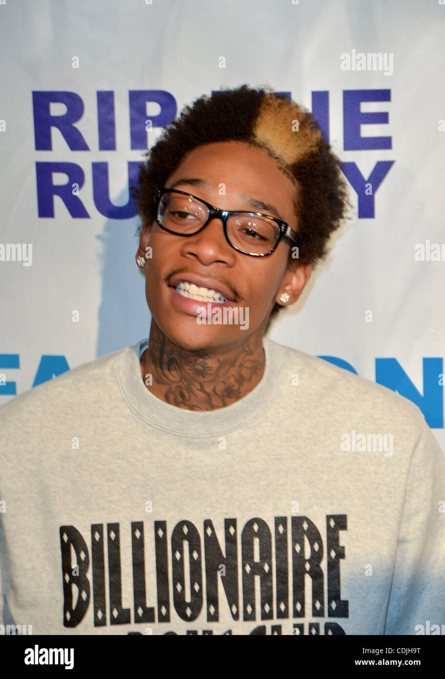 Feb.26th 2011, New York New York-USA-Rapper WIZ KHALIFA, at the BET Rip ...