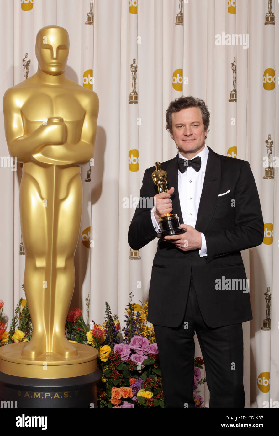 Feb 27, 2011 - Hollywood, California, U.S. - Oscar winner COLIN FIRTH ...