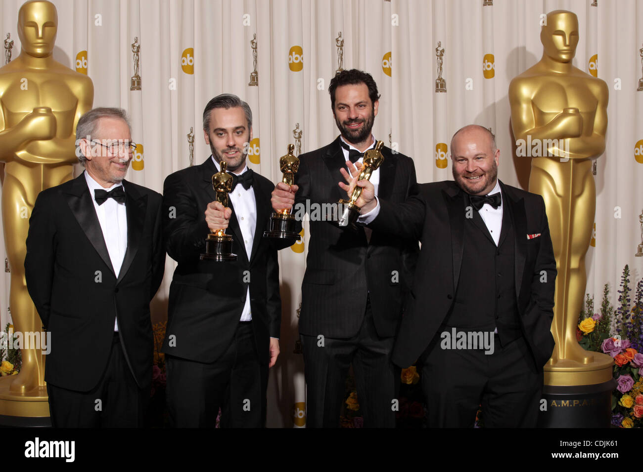 Feb 27, 2011 - Hollywood, California, U.S. - STEVEN SPIELBERG (L) with ...