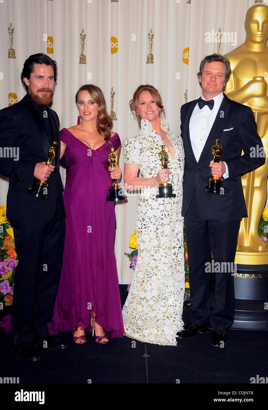 Feb. 28, 2011 - Los Angeles, California, U.S. - Christian Bale, Natalie ...