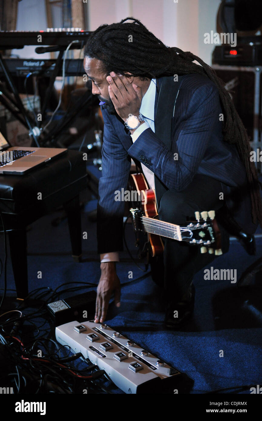 American rapper and record producer John Forte (John Forté)gives ...